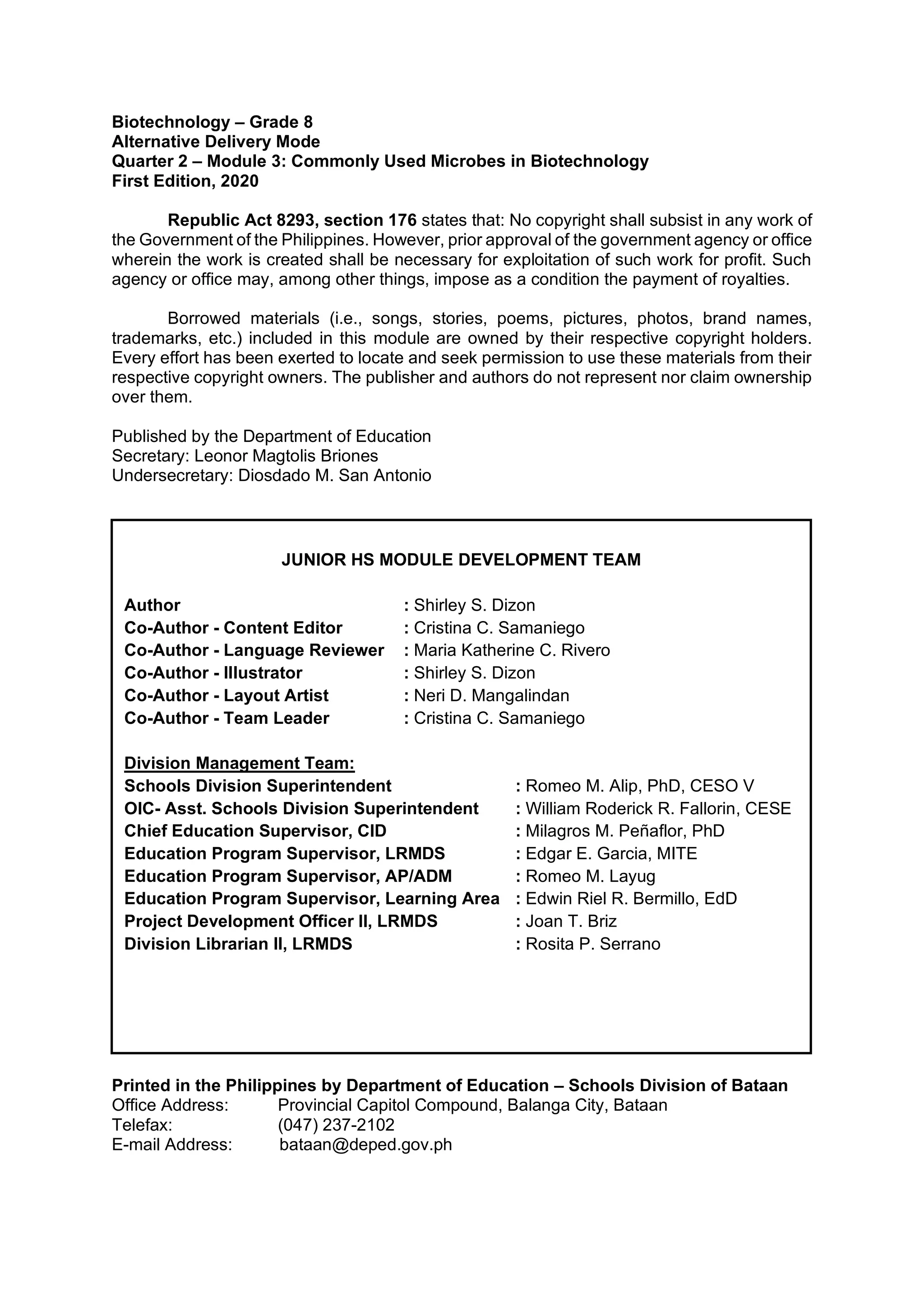 Q2 MODULE 2 COMMONLY USED MICROBES Presentation .pdf