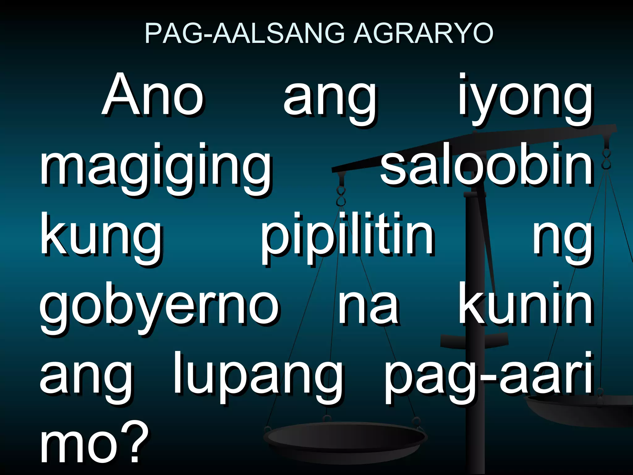 MODYUL 1 Pag-aalsa Laban sa Pang-aabuso | PPT