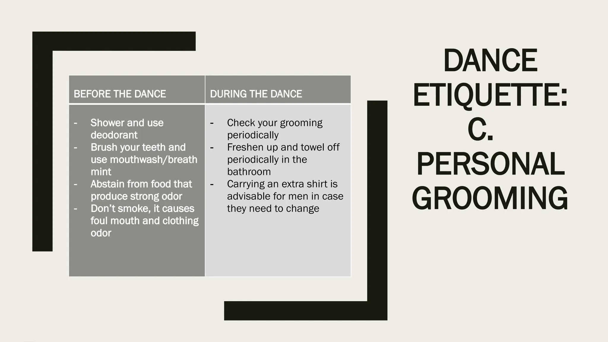 Q2 P.E. 9.pptx. Social dance and Dance etiquette | PPTX