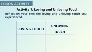 Q2 P.E & HEALTH 8 (Safe and Respectful Environment Promotion in all ...