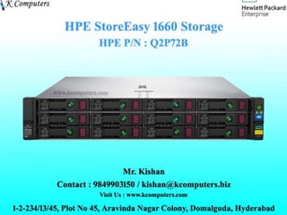 HPE StoreEasy 1660 Storage | PPTX