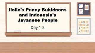 Vocal music: Panay Bukidnon's Sugidanon and Indonesia's Sulukan.pptx
