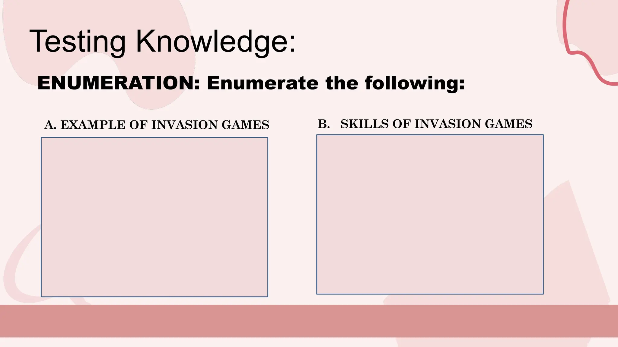 Physical Activity Participation: Invasion Gamespptx | PPTX