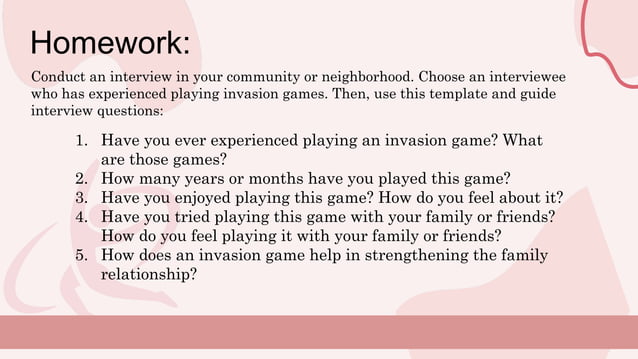 Physical Activity Participation: Invasion Gamespptx | PPTX