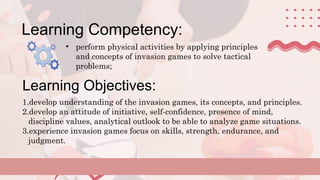 Physical Activity Participation: Invasion Gamespptx | PPTX