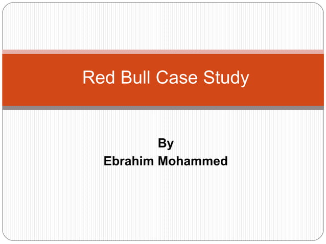 Red Bull Case Study | PPT