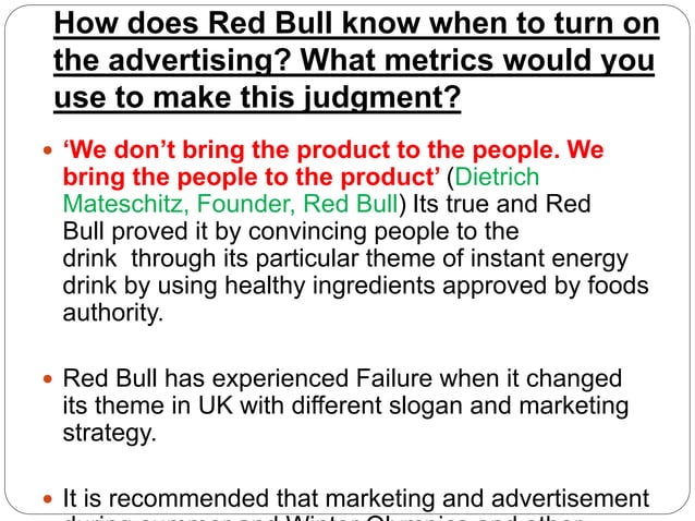 Red Bull Case Study | PPT