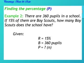 Q2_Solving Percentage Rate and Base Problems_Week 3 (1).pptx | Physics ...