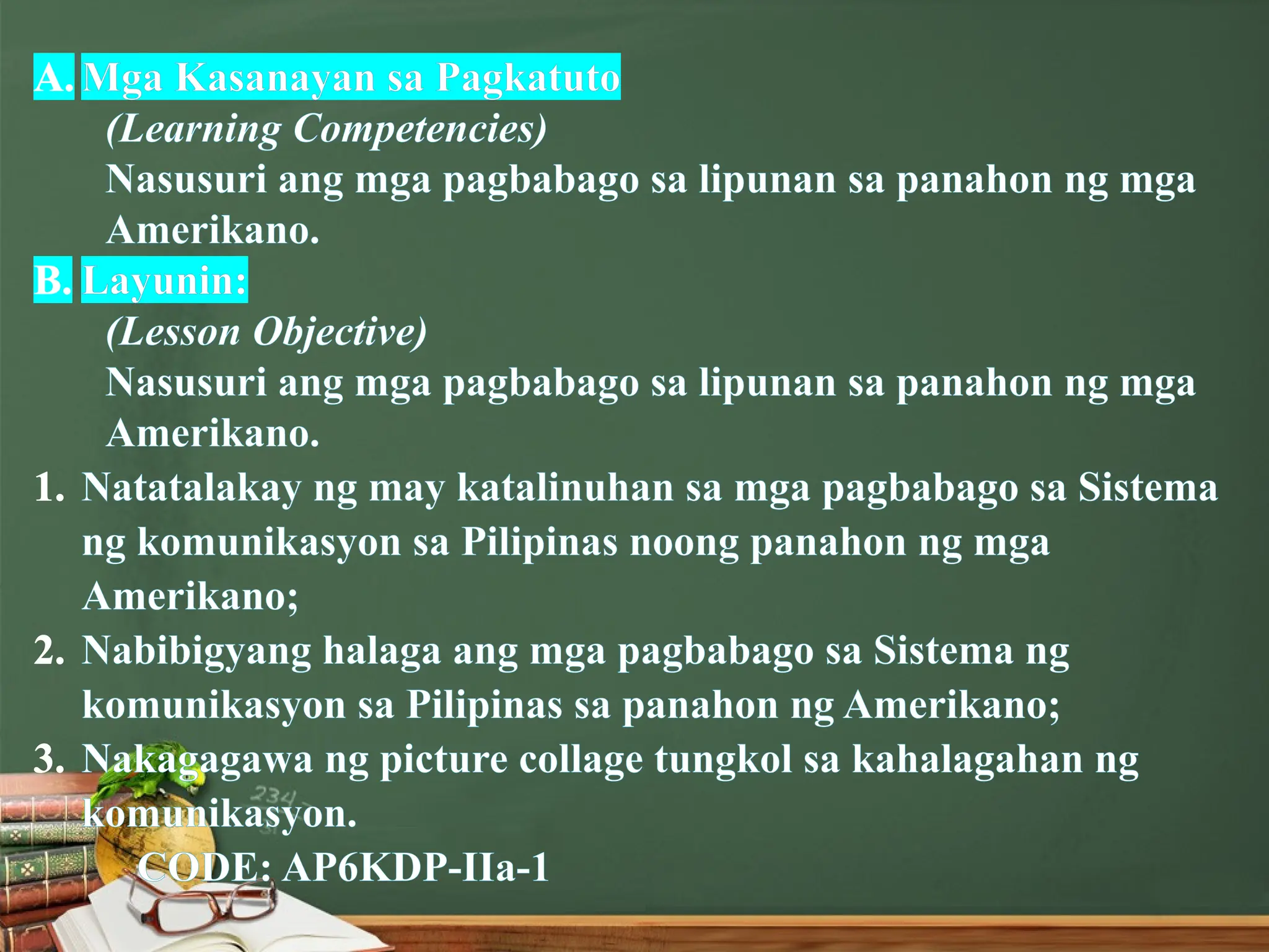 Q2 W1 Pagbabago sa Kumunikasyon sa Panahon ng mga Amerikano.pptx