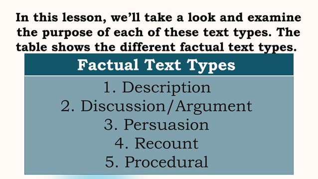 The 5 types of Informational Text Structures | PPTX