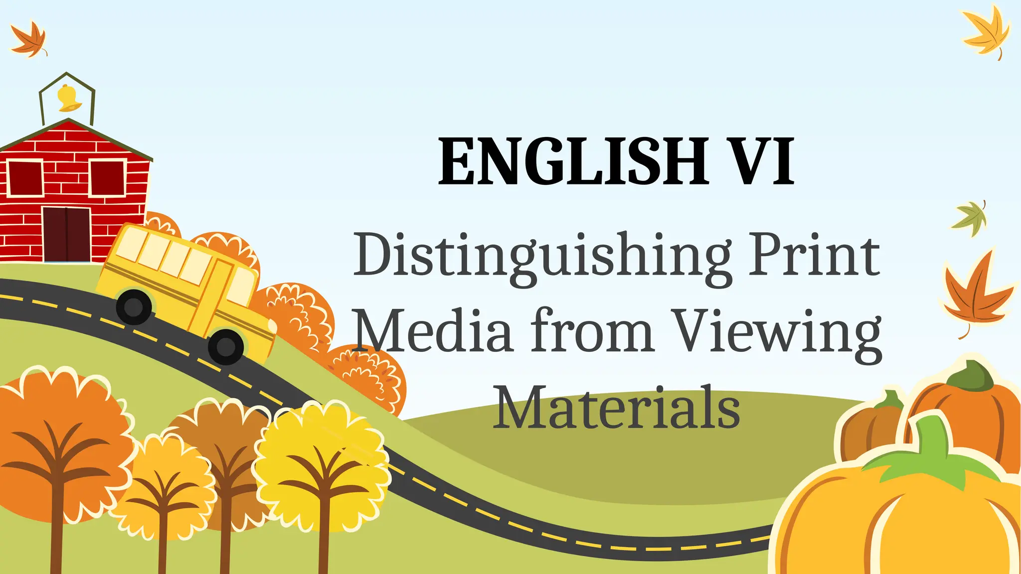 Quarter two week 6 grade 6 English. PPTX | PPTX