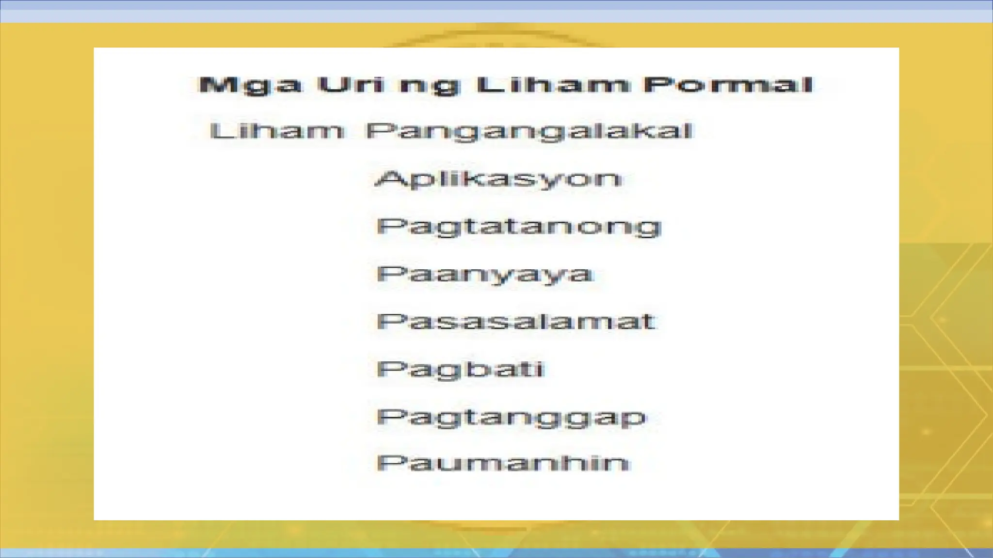Paggawa ng Liham Pormal - Quarter 2 Week 7 | PPTX