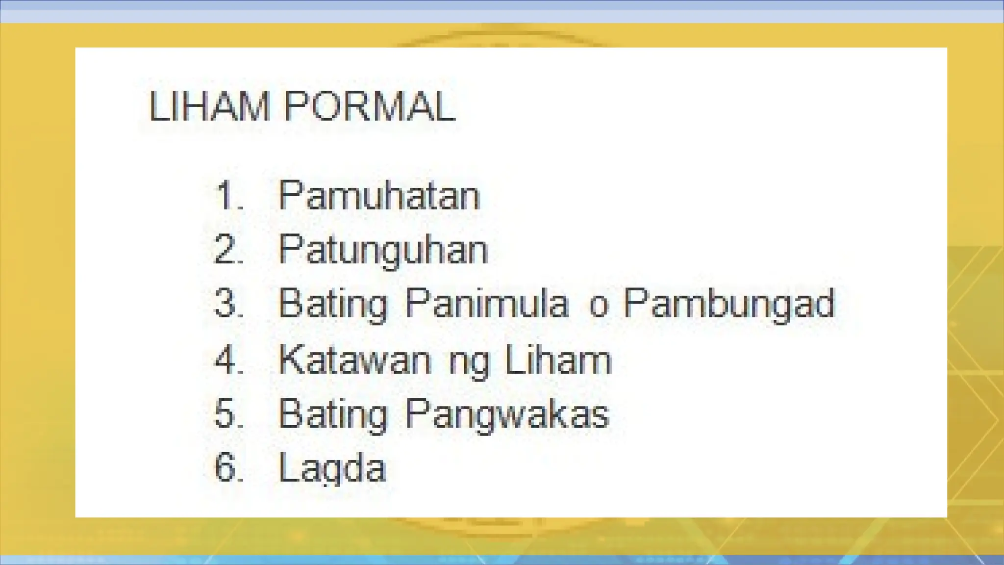 Paggawa ng Liham Pormal - Quarter 2 Week 7 | PPTX