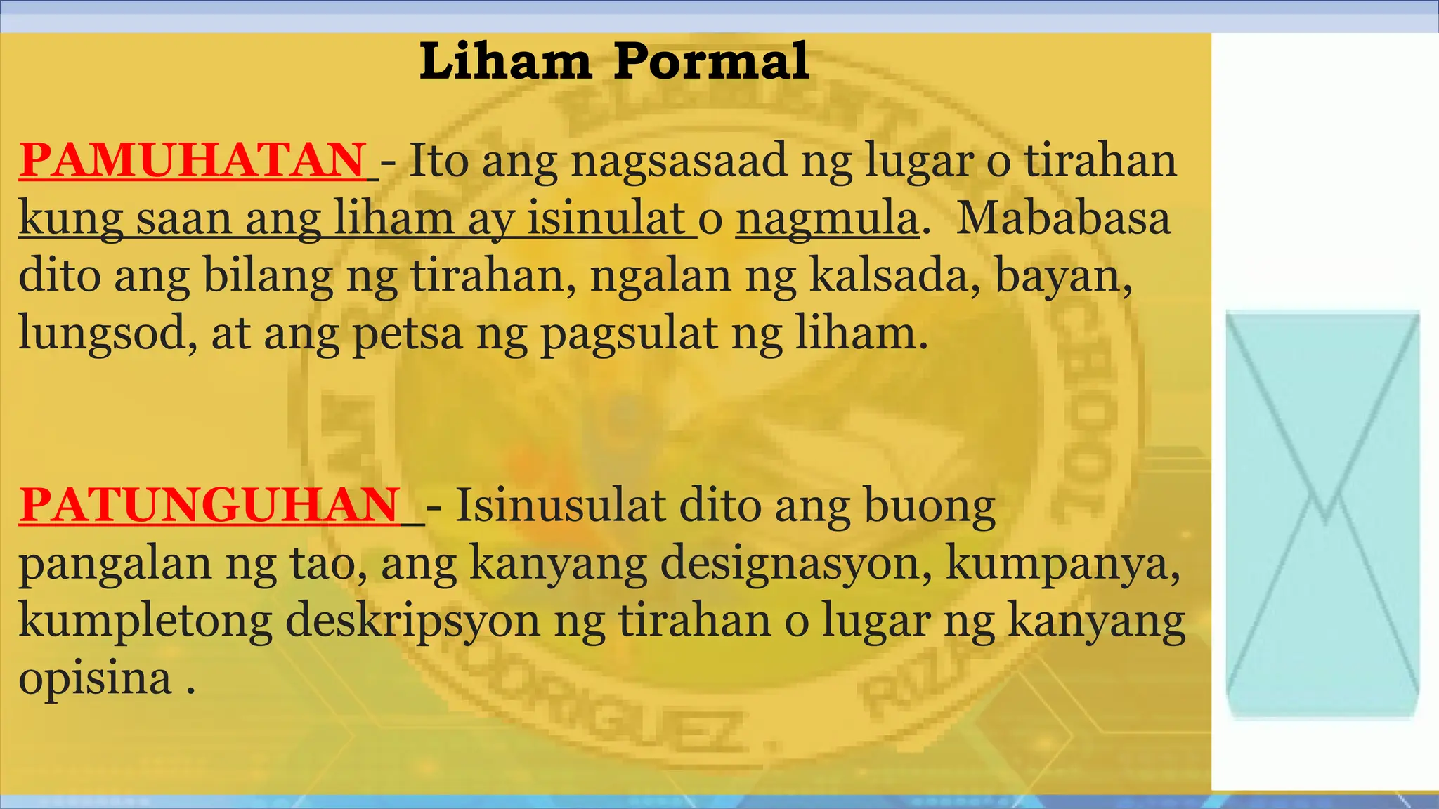 Paggawa ng Liham Pormal - Quarter 2 Week 7 | PPTX
