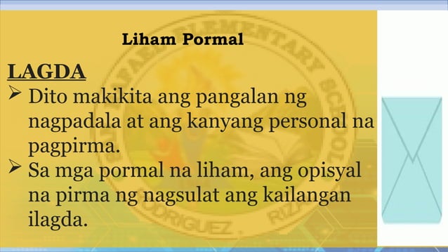 Paggawa ng Liham Pormal - Quarter 2 Week 7 | PPTX