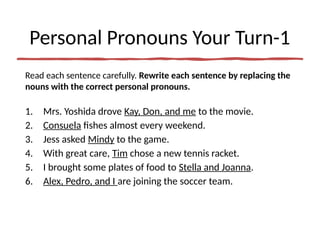 Understanding Point of View, Pronouns, and Sentence Structure in ...