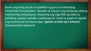 EDUKASYON SA PAGPAPAKATAO QUARTER2 WEEK1 | PPTX