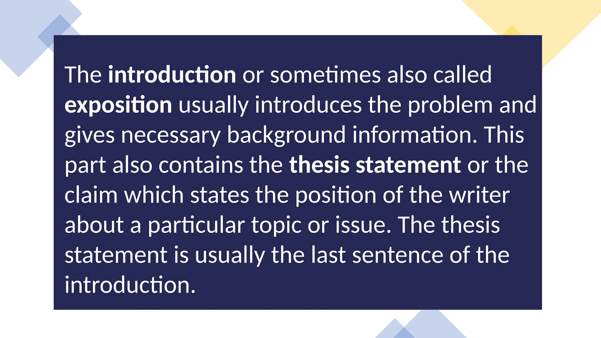 KEY STRUCTURAL ELEMENTS AND LANGUAGE FEATURES OF AN ARGUMENTATIVE TEXT ...