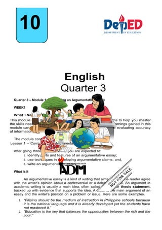 Quarter 3- Lesson 1-8 with Learning Activity Sheet | DOCX