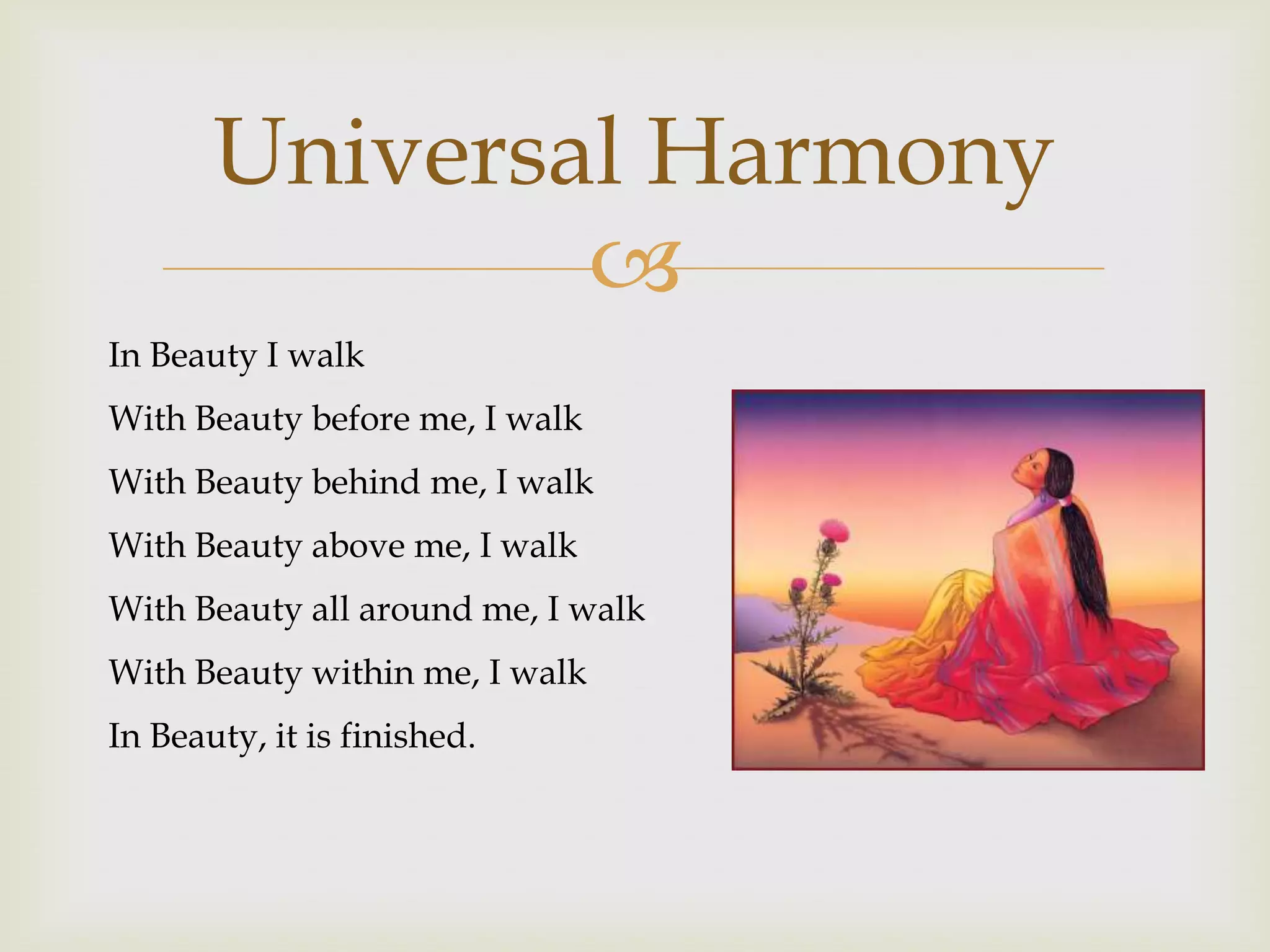 I Walk in Beauty | PPTX