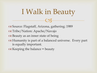 I Walk in Beauty | PPTX