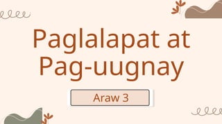 Quarter 3-Aralin 2. matatag curriculum pptx | PPTX