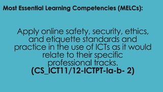 Grade 12 Empowerment Technologies Quarter 1 module 2 Lesson 2 | PDF