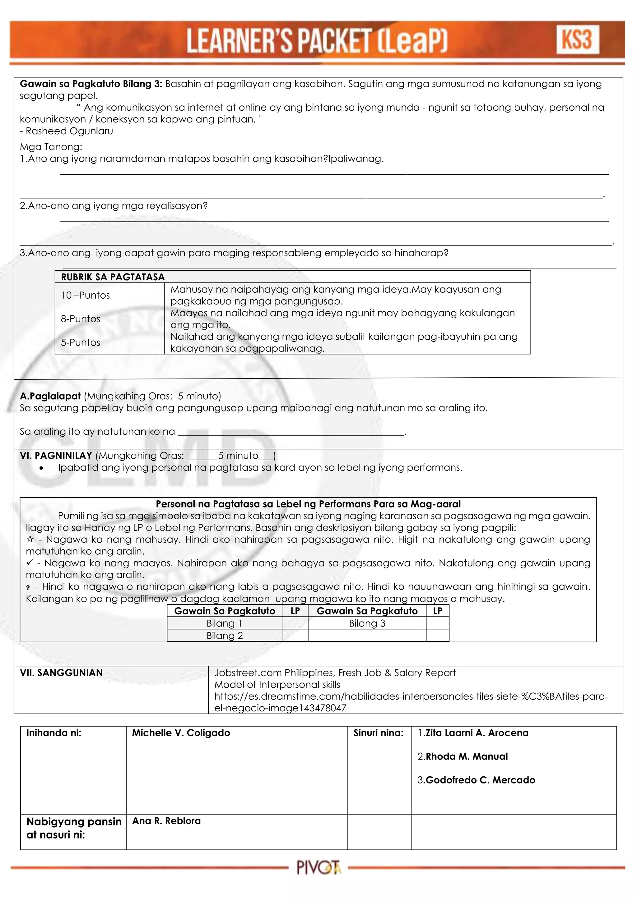 Q3 hgp-7-week-8 | PDF