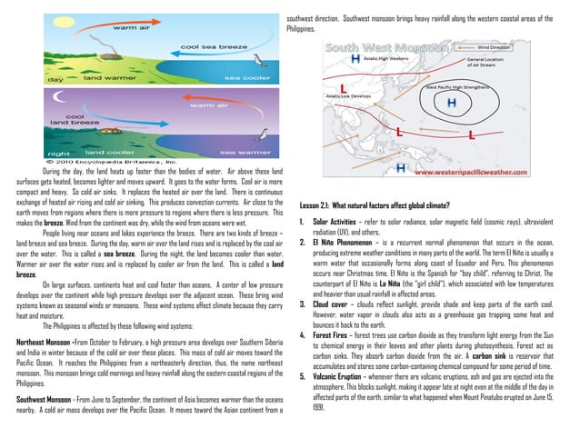3RD MODULAR - ACTIVITIES-ON-CLIMATE . docx | DOCX | Weather | Science