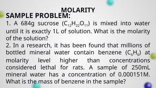 Comprehensive Overview of Physical Properties and Concentration ...