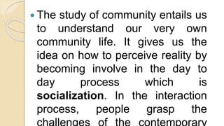 COMMUNITY ENGAGEMENT SOLIDARITY AND CITIZENSHIP | PPTX