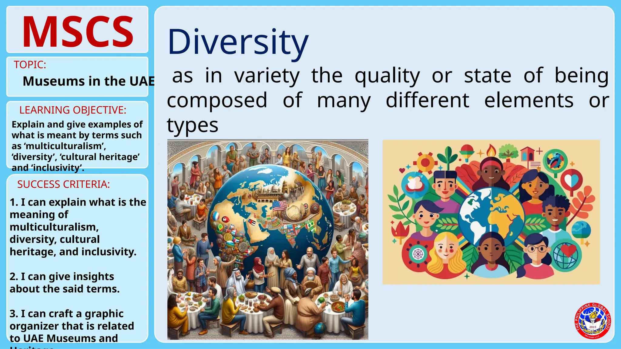 Q3 - LESSON 1 - MUSEUMS IN UAE - MSCS 6.pptx