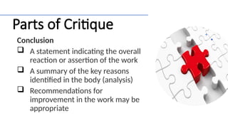 Q3-Module5-Composing an Independent Critique of a Chosen Selection.pptx