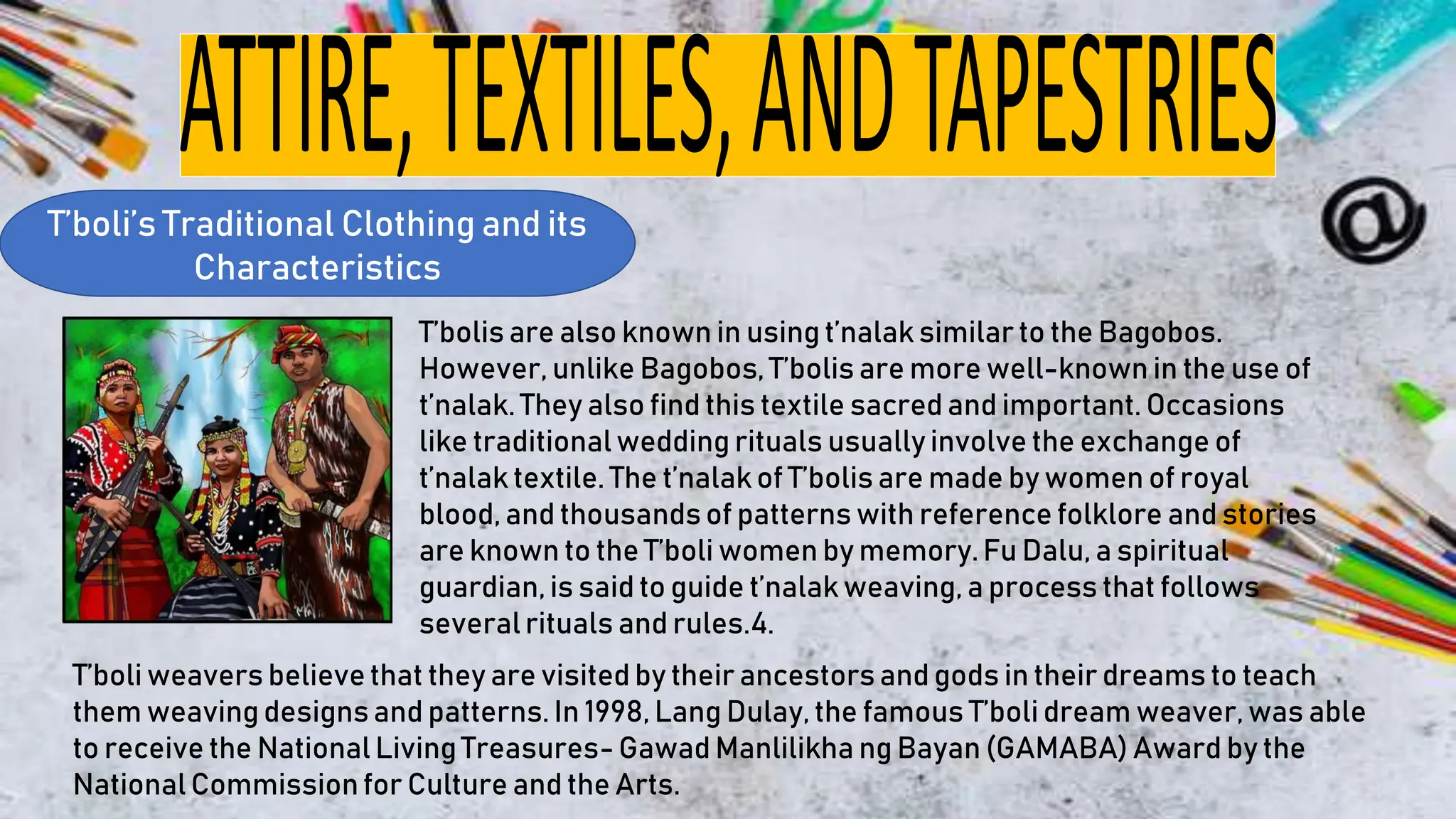 Q3-PPT-ARTS7_Week1 (The Unique Identity of Arts and Crafts of Mindanao ...