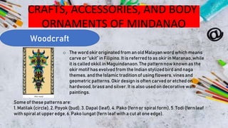 Q3-PPT-ARTS7_Week1 (The Unique Identity of Arts and Crafts of Mindanao ...