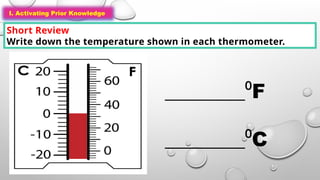 SCIENCE grade 7 topic heat and temperature | PPTX