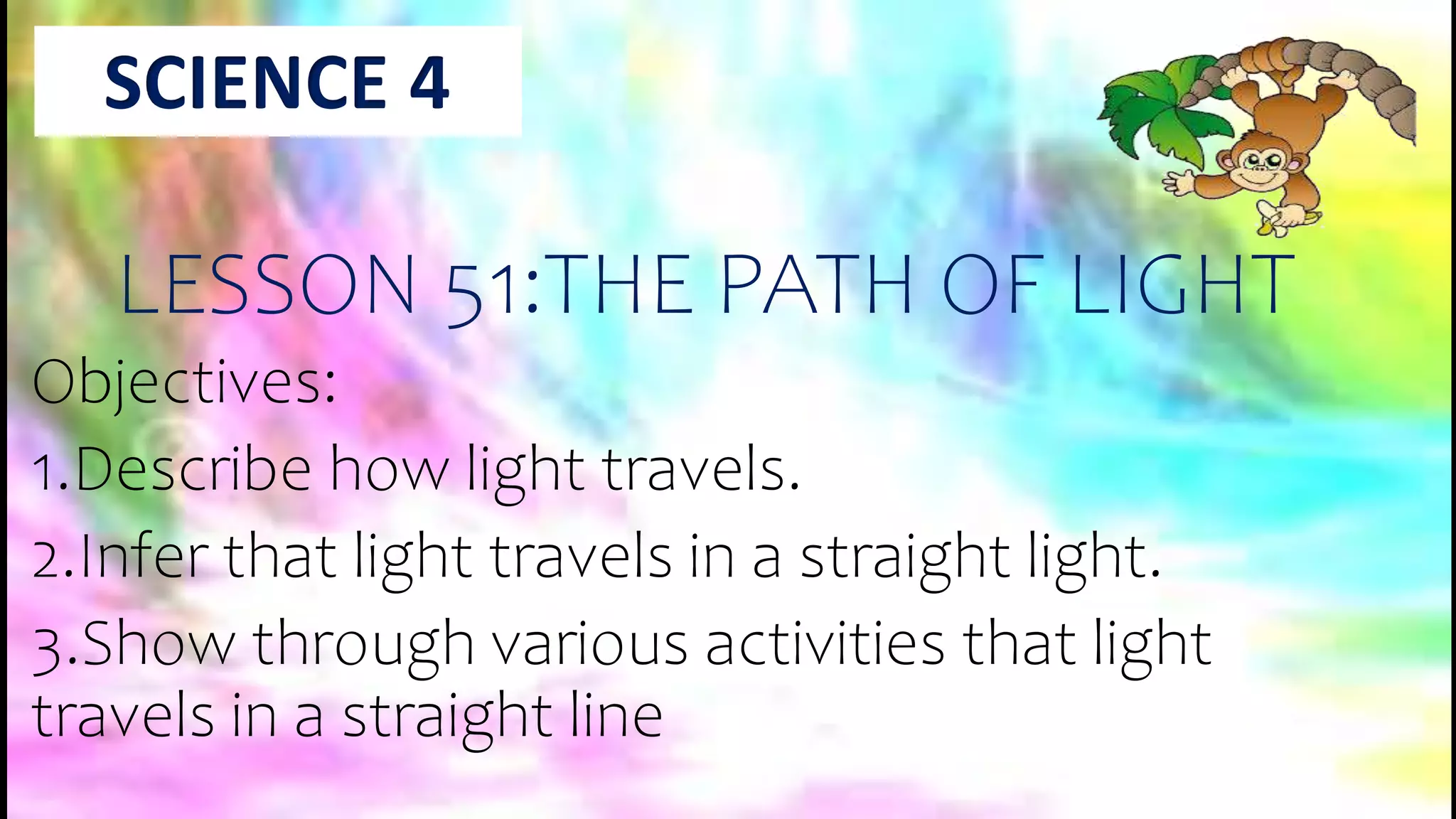q3-Science,LESSON 51 How light travels.pptx
