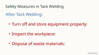 Different Types of Tack Welding Presentation | PPTX