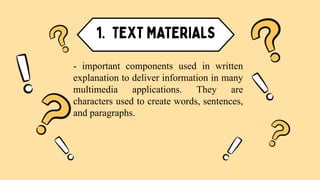 Multimedia Resources for grade 7 leaners | PPTX