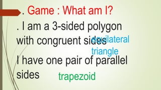 Describing and Comparing Properties of Polygons.pptx | Daycare and Pre ...