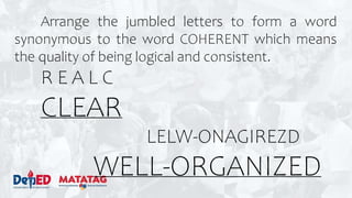 Q3-W4-D2-COHERENCE.powerpoint presentation | PPTX