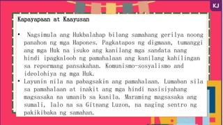MGA HAMON SA KASARINLAN PAGKATAPOS NG IKALAWANG DIGMAANG PANDAIGDIG | PPTX