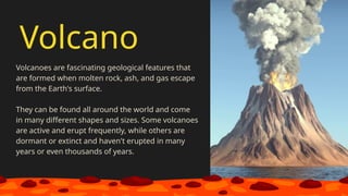 Science 9- Quarter 3- The Different Types of Volcanoes | PPTX