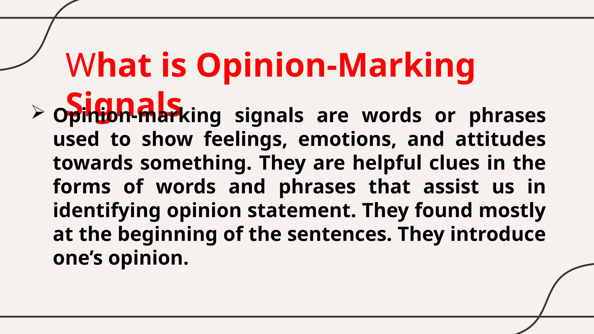 Powerpoint presenation for fact and opinion for grade 8 | PPTX