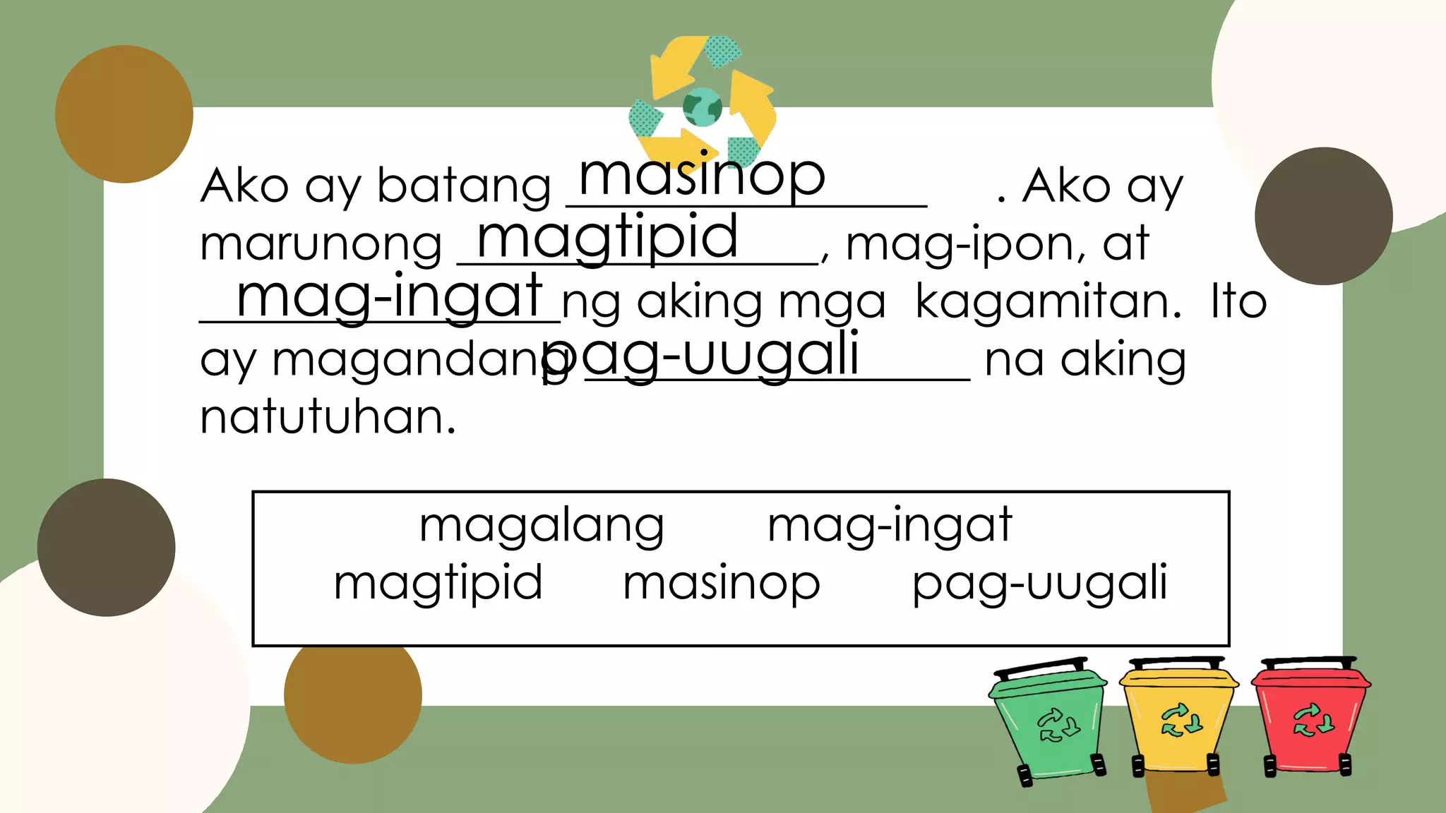 Q3-WEEK5-Pagiging Masinop.pptx