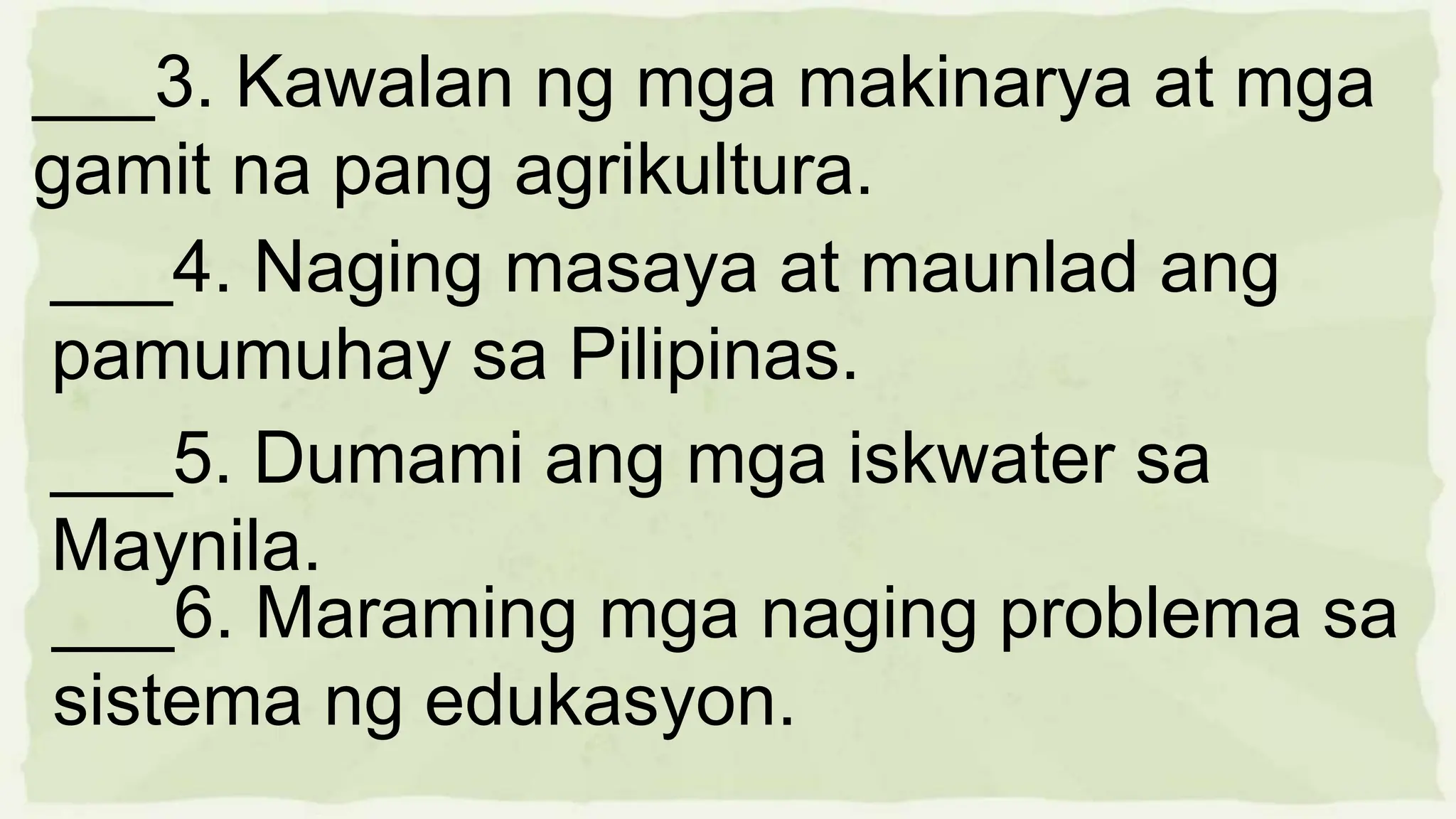 Q3-WK1-AP-G6(Mga Suliranin at Hamon na kinaharap ng mga Pilipino).pptx