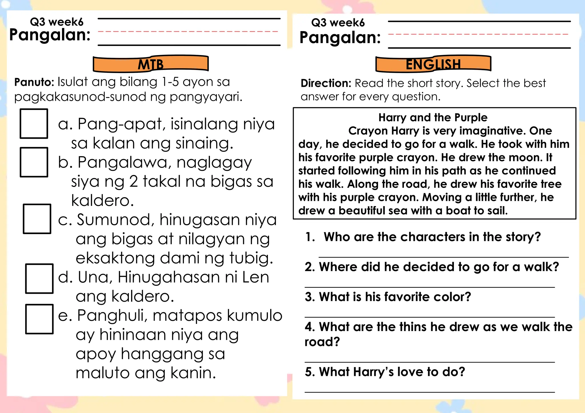 Q3-WORKSHEETS-week1-8 GRADE 1 BILOG BILOG ELEM | PPTX