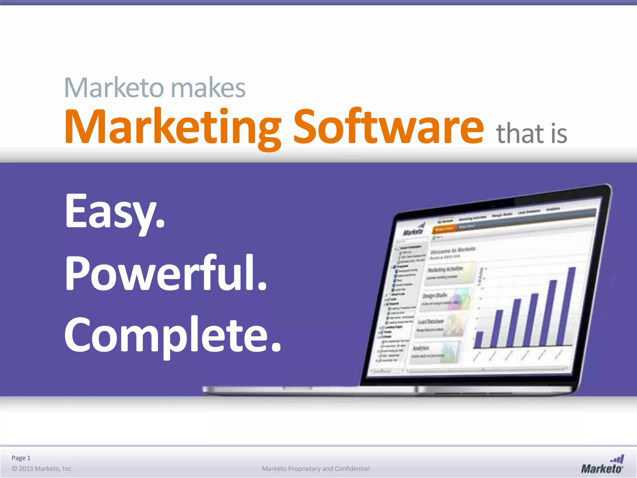 Intro to Marketo Demo | PPTX
