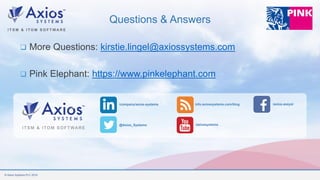 Pink Elephant and Axios Systems Webinar: How to unlock service ...