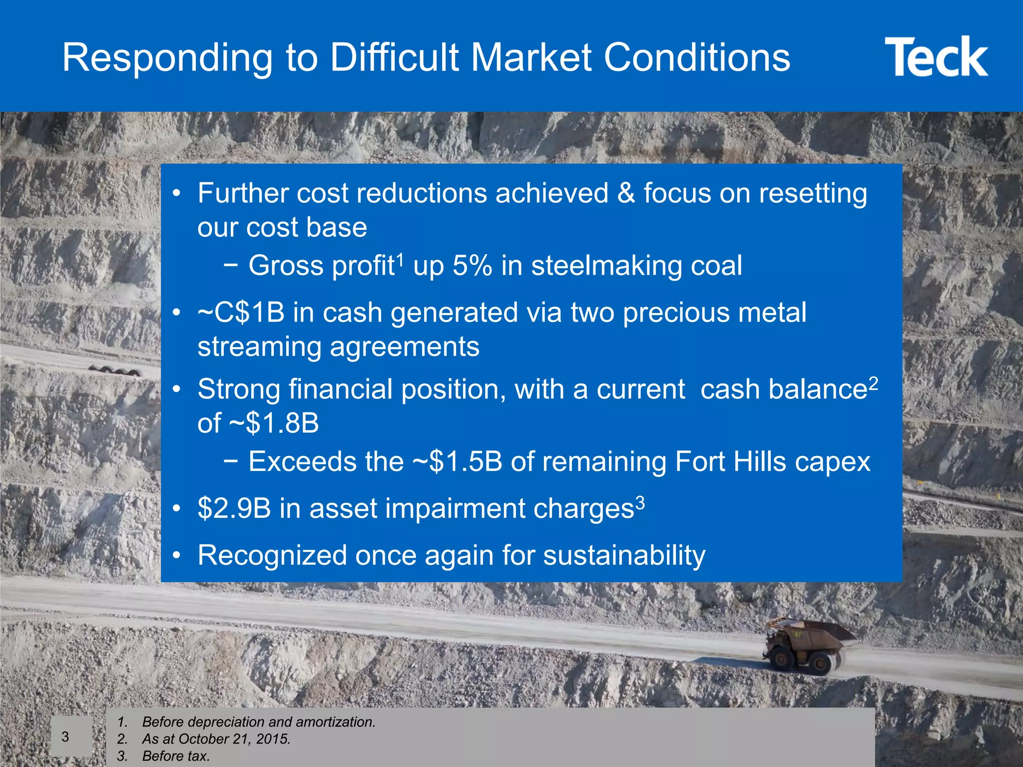 Q3 2015 Conference Call Presentation | PPT